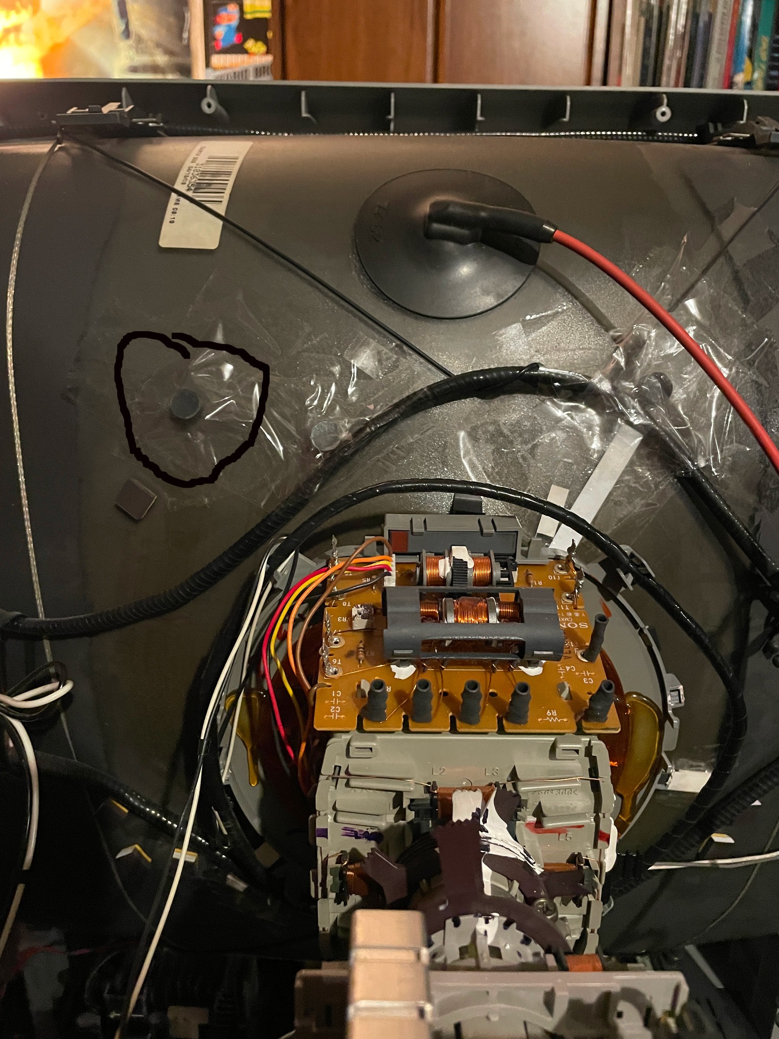 Safe Zone on back of CRT for Magnets? : r/crtgaming